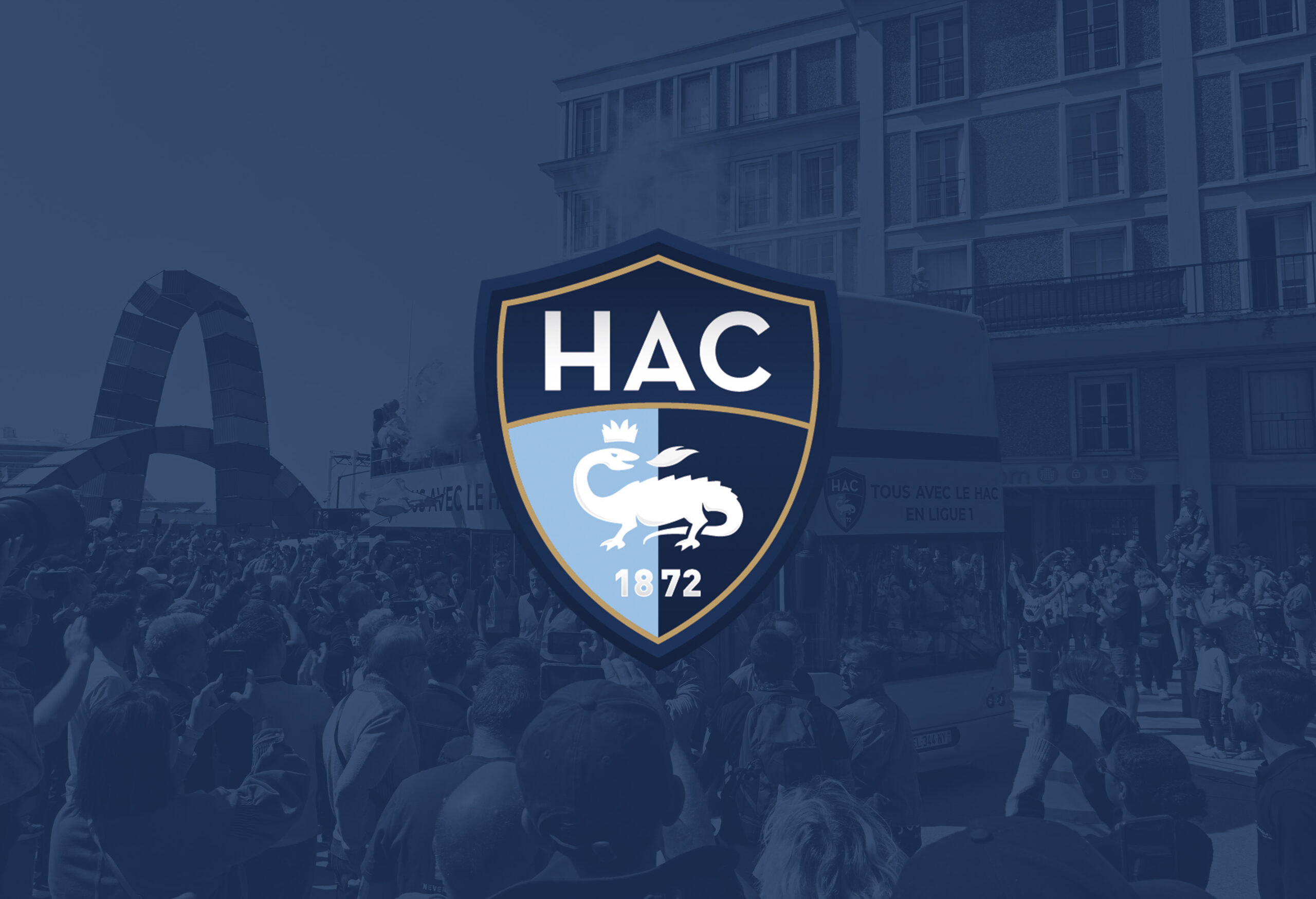 Design des Maillots HAC FOOTBALL - Agence DBCOM